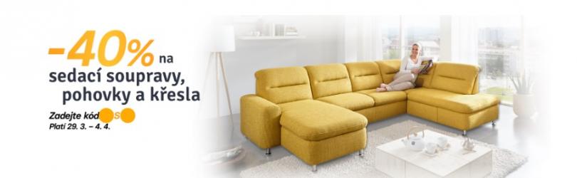 40 % sleva na Sconto sedačky, pohovky a křesla - Slevovykupon.net